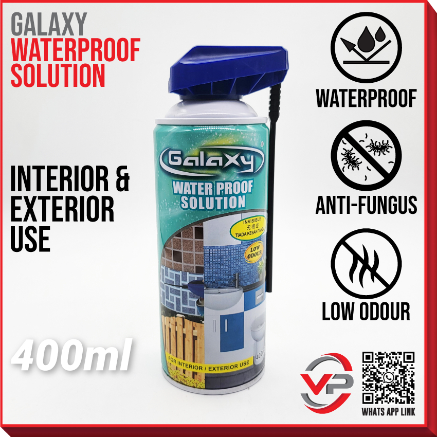 NIETZ GALAXY Waterproof Spray Solution 400ML Interior Exterior Toilet ...