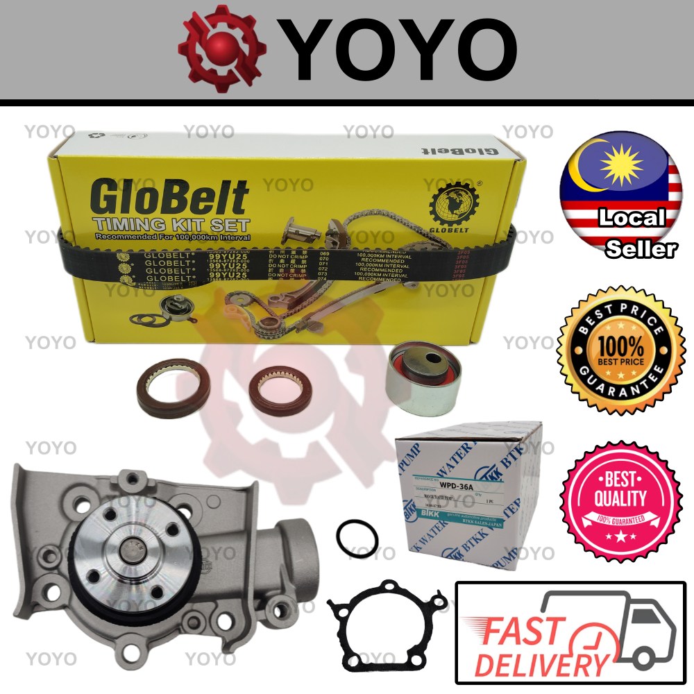 Perodua Kancil 660 GLOBELT TIMING KIT (99YU25) + BTKK WATER PUMP (36A ...