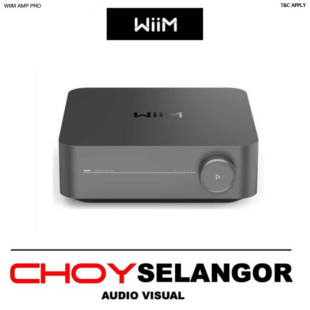 WiiM Amp Pro Multiroom Streaming Amplifier | Shopee Malaysia