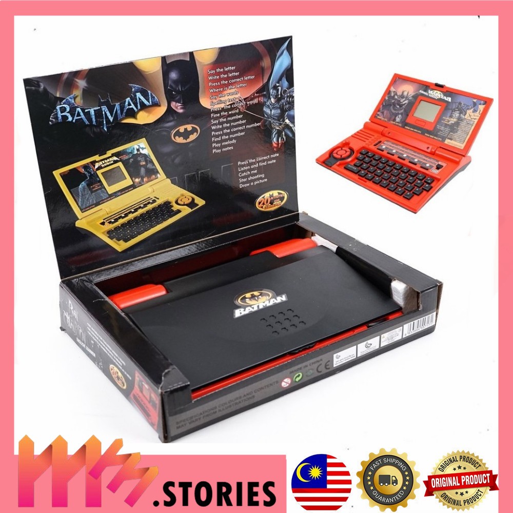 Kids Laptop Kids Early Learning Toys Batman Educational Laptop For Kids ...