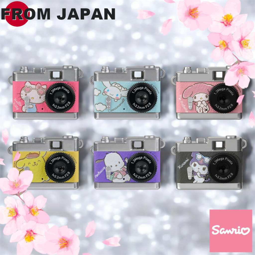 Kenko Sanrio Character Toy Camera, Hello Kitty/Cinnamoroll/Pompompurin ...