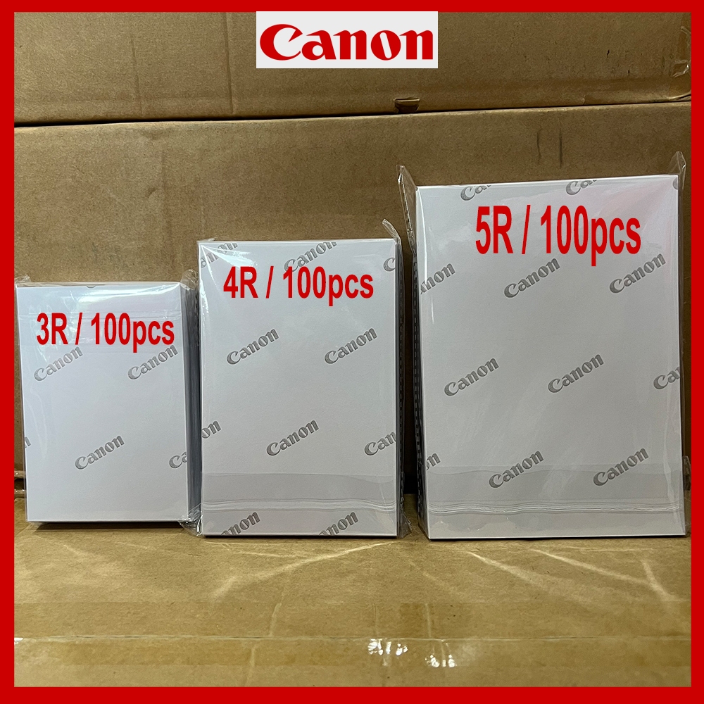 Canon GP-508 Glossy Photo Paper 3R / 4R / 5R Canon Glossy Photo Paper 230gsm-100 Sheets/Pack ...