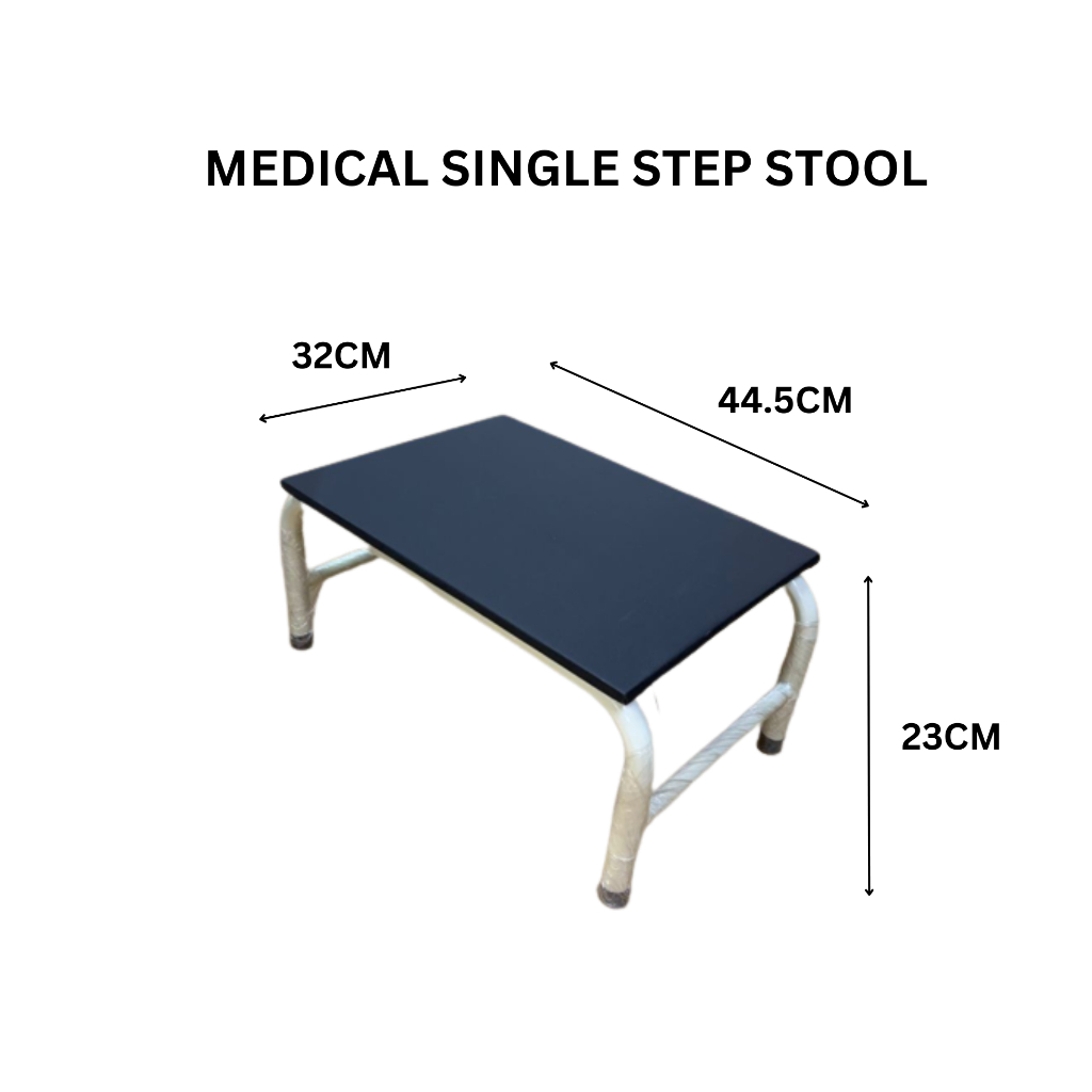 Medical Single Step Stool | Heavy Duty | With and Without Cushion ...