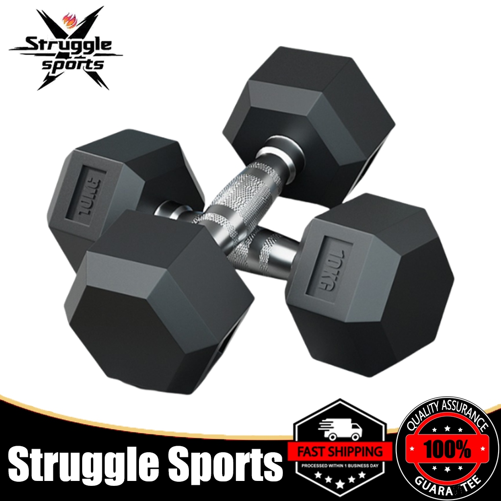 RIFOAM Berat Dumbbell 2.5/5/7.5/10/15/20 kg Gym fitness dumbbell weight ...