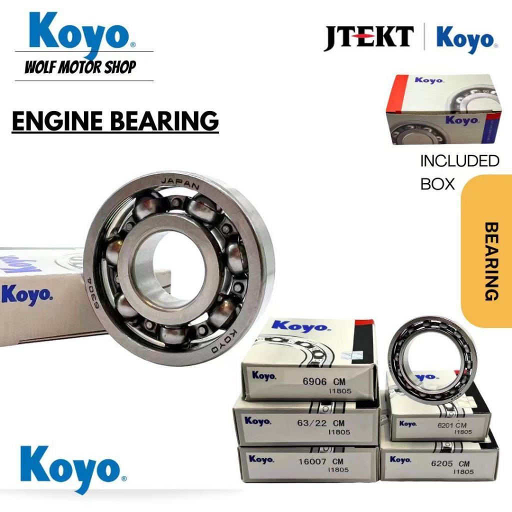 HONDA KOYO ENGINE BEARING SET EX5 DREAM RS150 FUTURE125 WAVE125 EX5 ...