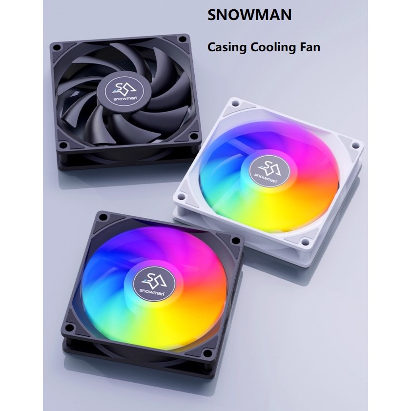 SNOWMAN 120mm 3 Pin & Molex Case/ Casing Cooling Fan | Shopee Malaysia