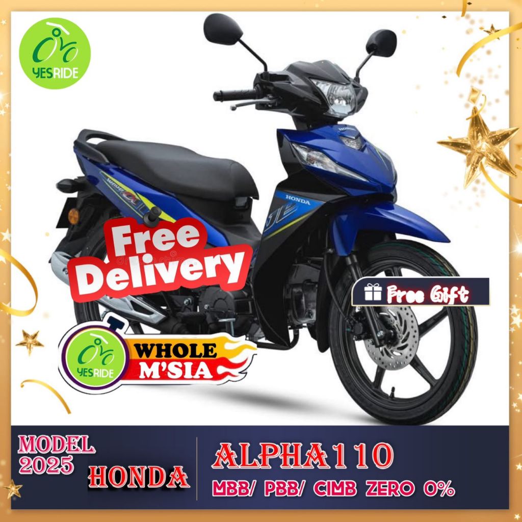 HONDA WAVE ALPHA FI Interchanged Model | Shopee Malaysia