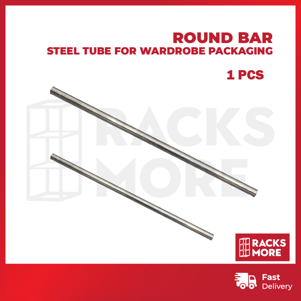 RACKSMORE 1Pcs Round Bar Steel Tube Steel Pipe Round Pipe Bracket Besi ...