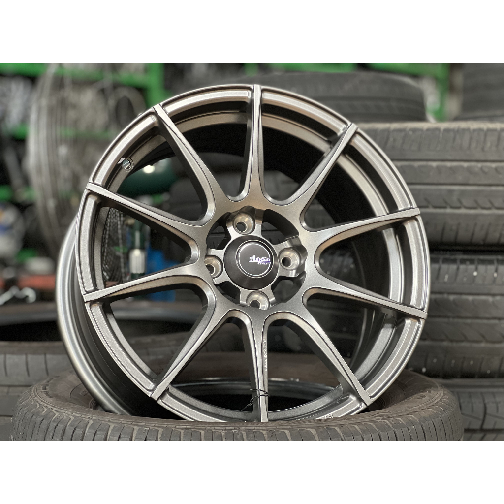 NEW 16X7J Advanti Proto Rim (set of 4) Gunmetal 4X100 for City Jazz Vios Yaris Myvi Mazda 2 ...