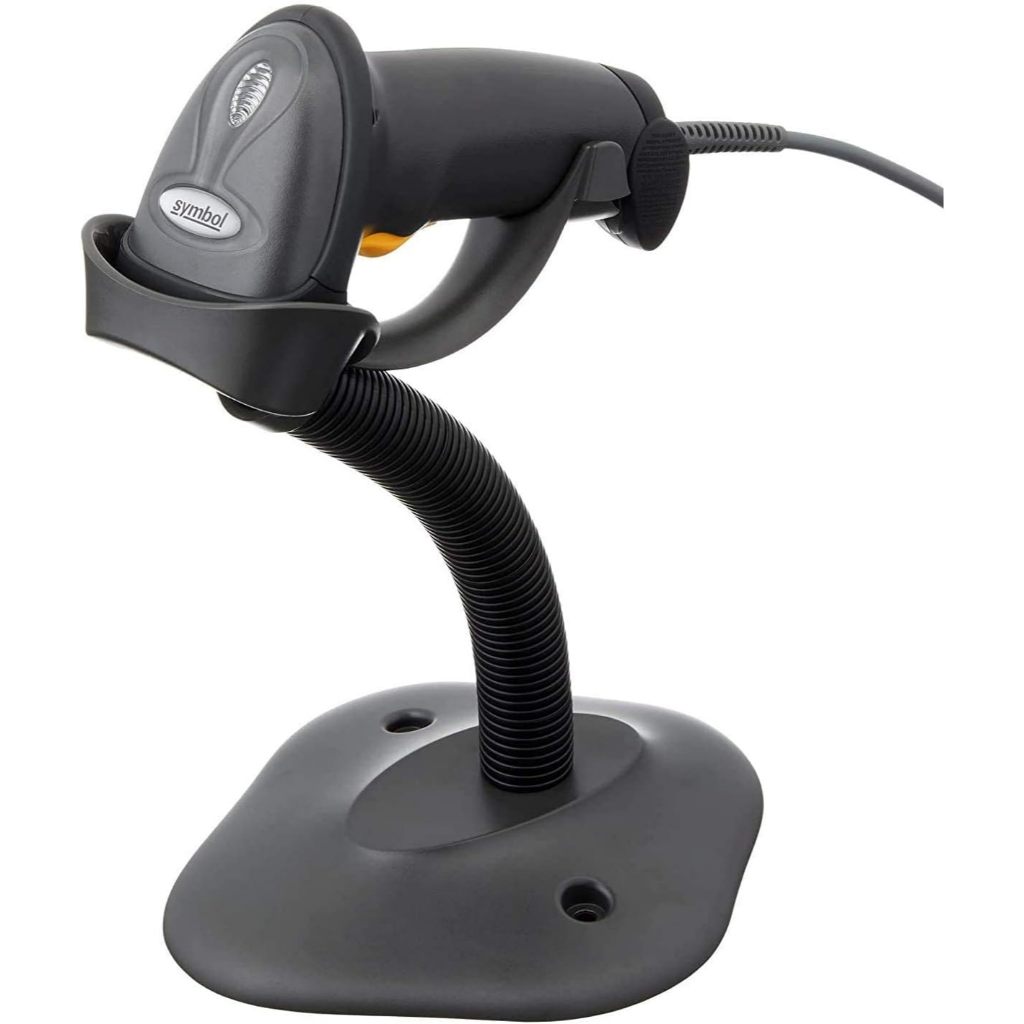 Symbol LS2208 Barcode Scanner With Cable and Stand / Simbol LS2208 ...