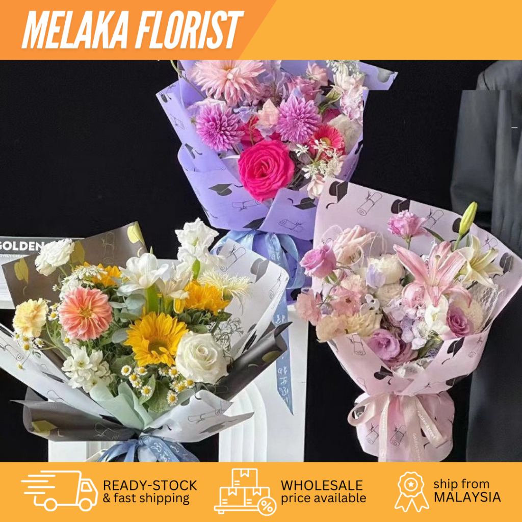 (20PCS) CONVO Waterproof Flower Wrapping Paper Bouquet Gift Florist ...