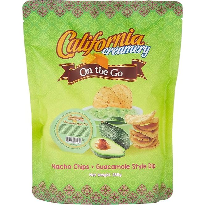 California Creamy On the Go Nacho Chips Guacamole Style Dip Chips ...