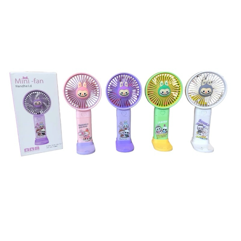 LABUBU Table Mini Fan Hand Held Fan | Shopee Malaysia