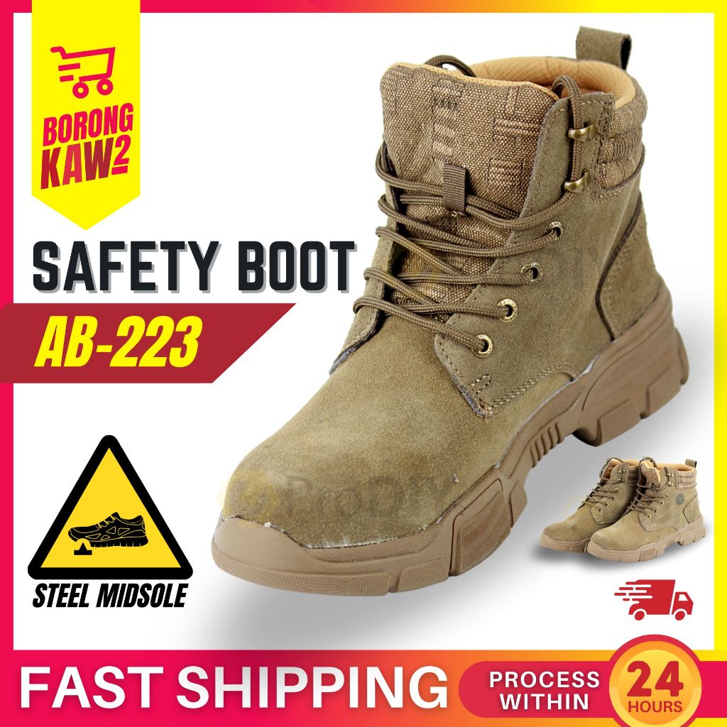 Original Safety Boot Army Tactical Outdoor Hiking Hardware Shoes Steel ...