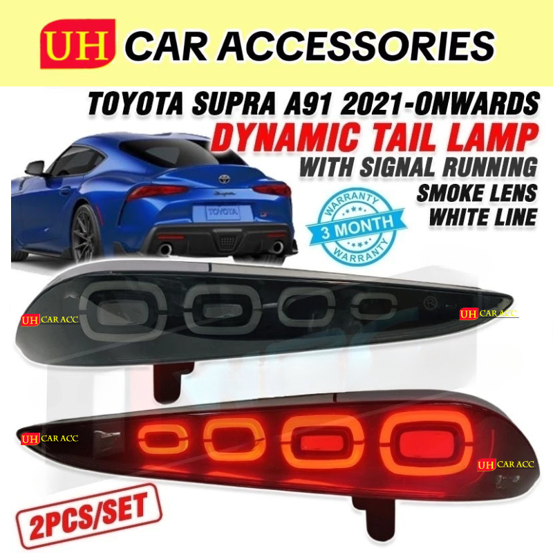 JM-40 TOYOTA SUPRA A91 2021 - ONWARDS DYNAMIC TAIL LAMP WITH SIGNAL ...