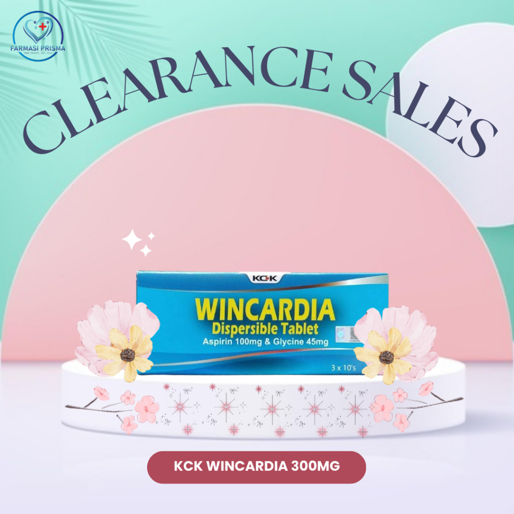 WINCARDIA [EXP : 12/2025] [WITHOUT BOX] (ASPIRIN 100MG & GLYCINE 45MG ...