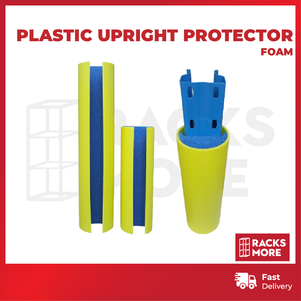[High Quality] Warehouse Pallet Rack Accessories Plastic Upright ...