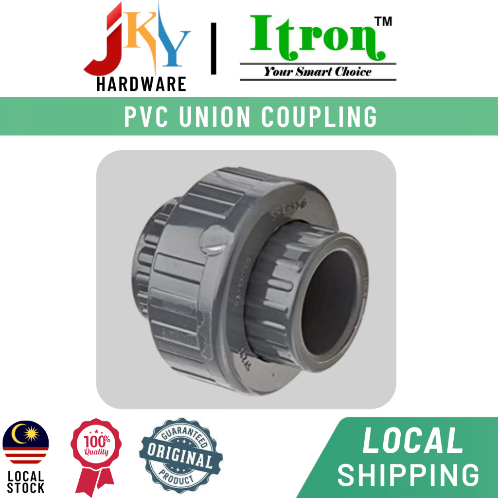 PVC Union Coupling Socket End 65MM 80MM 100MM PVC Pipe Connector PVC ...