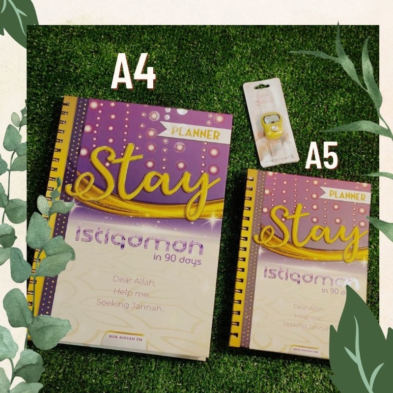 PLANNER STAY ISTIQAMAH SAIZ A4 | Shopee Malaysia