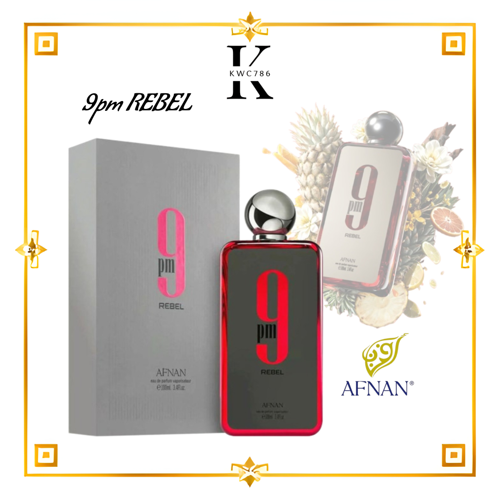 Original Perfume Afnan 9pm Rebel Edp 100ml for Men and Women | Shopee Malaysia