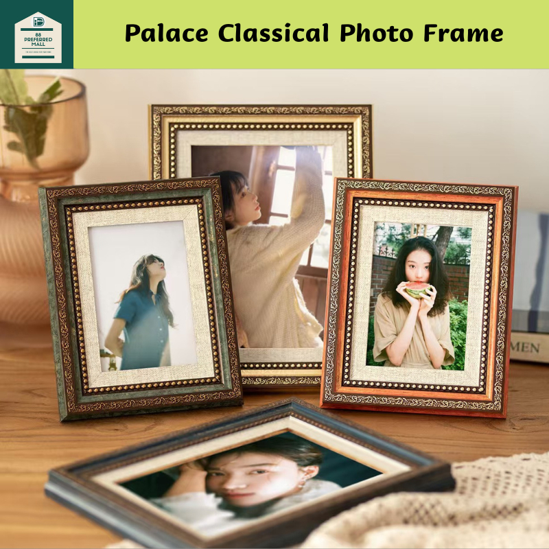 Palace Classical Photo Frame Table Light Luxury Photo Studio Retro ...