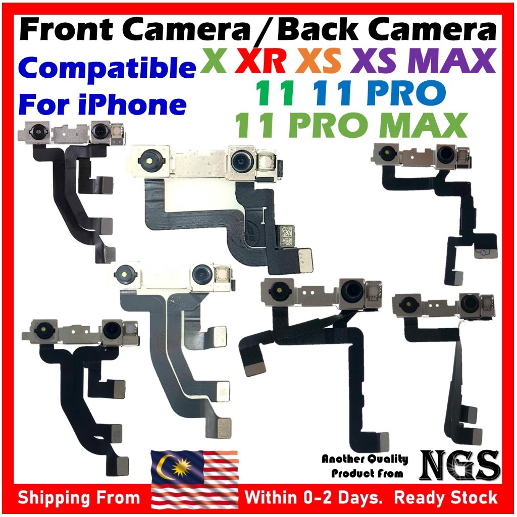 NGS Brand Front Camera / Back Camera Compatible For iPhone X / XR / XS ...