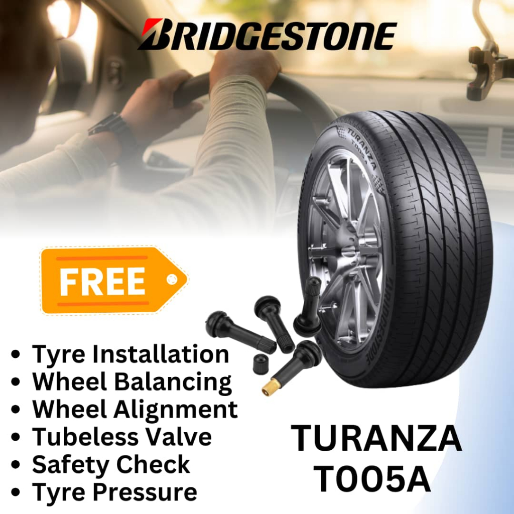 NEW TYRE 205/60R17 TURANZA T005A BRIDGESTONE (WITH INSTALLATION ...