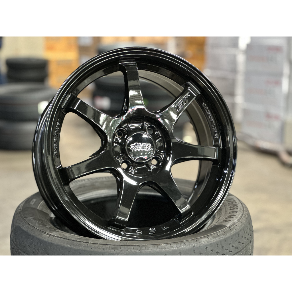 NEW 16X7J Mugen GP Rim (set of 4) Black4X100 for City Jazz Vios Yaris Myvi Mazda 2 | Shopee Malaysia