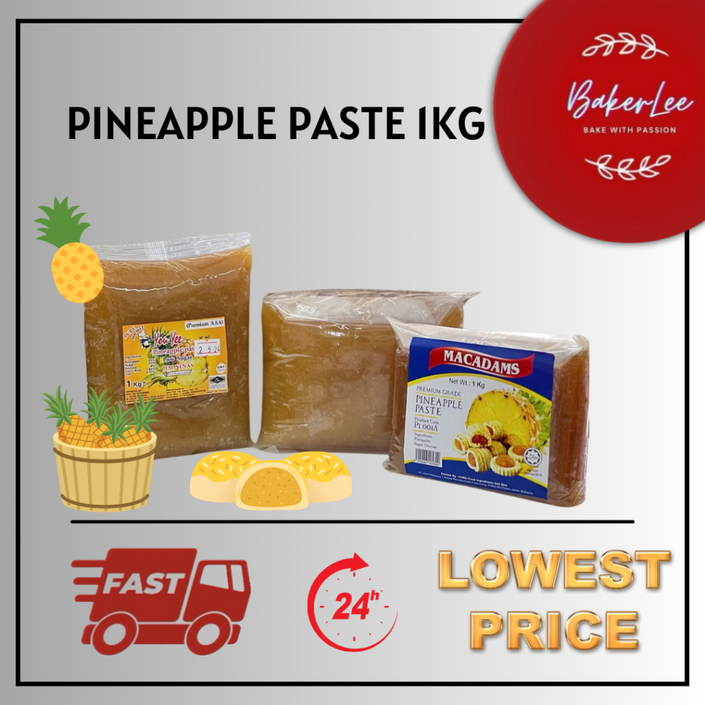 PINEAPPLE PASTE 1KG🍍 YOU YEE PREMIUM AAA LOW SUGAR | MACADAMS PASTE ...