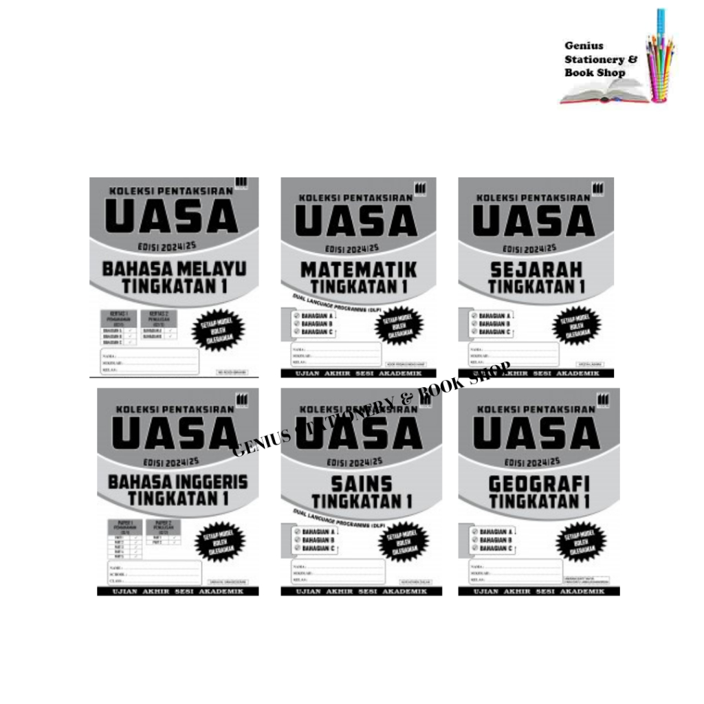 KOLEKSI PENTAKSIRAN UASA 24/25 KSSM TINGKATAN 1 VISION | Shopee Malaysia