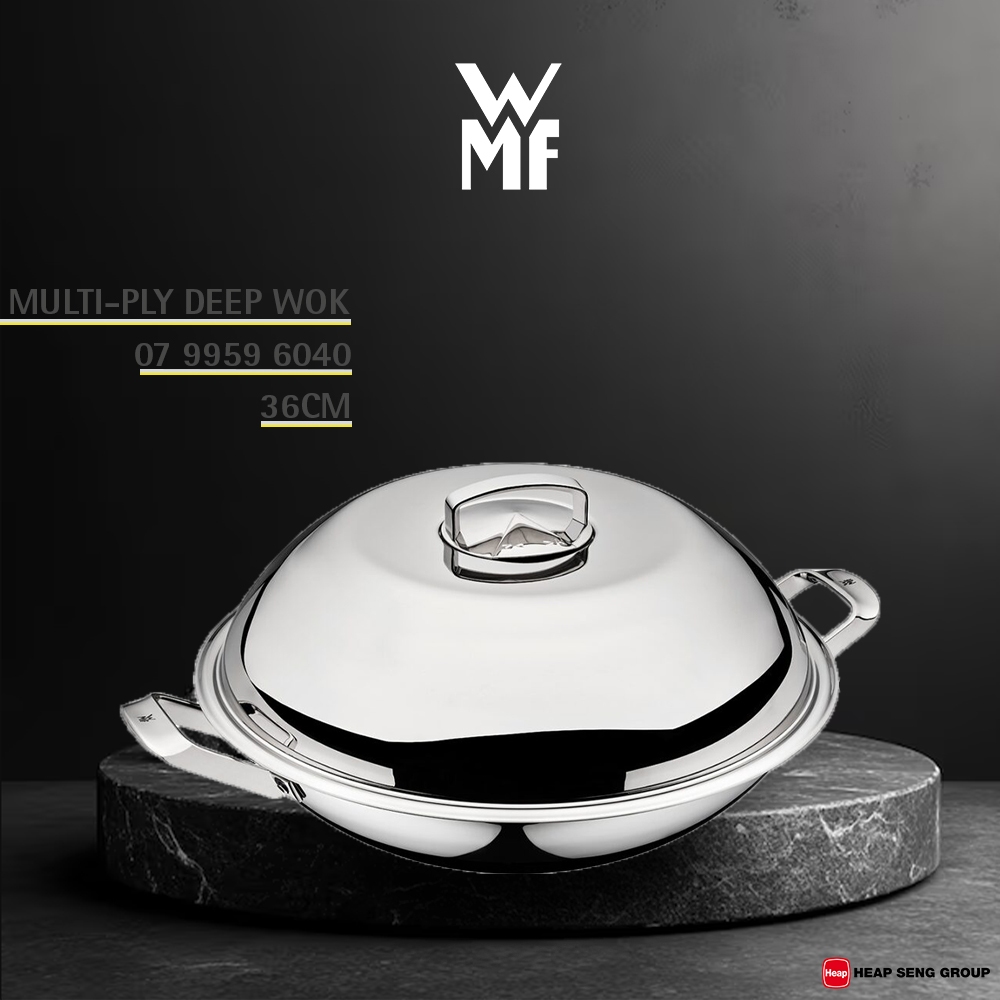 WMF Multi-Ply Deep Wok with Lid - (36CM) [Model: 0799596040] - Cookware | Shopee Malaysia