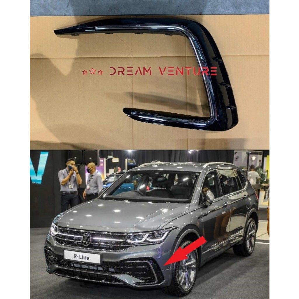 ORIGINAL VOLKSWAGEN TIGUAN R LINE 4MOTION 2022 - 2024 FRONT BUMPER ...