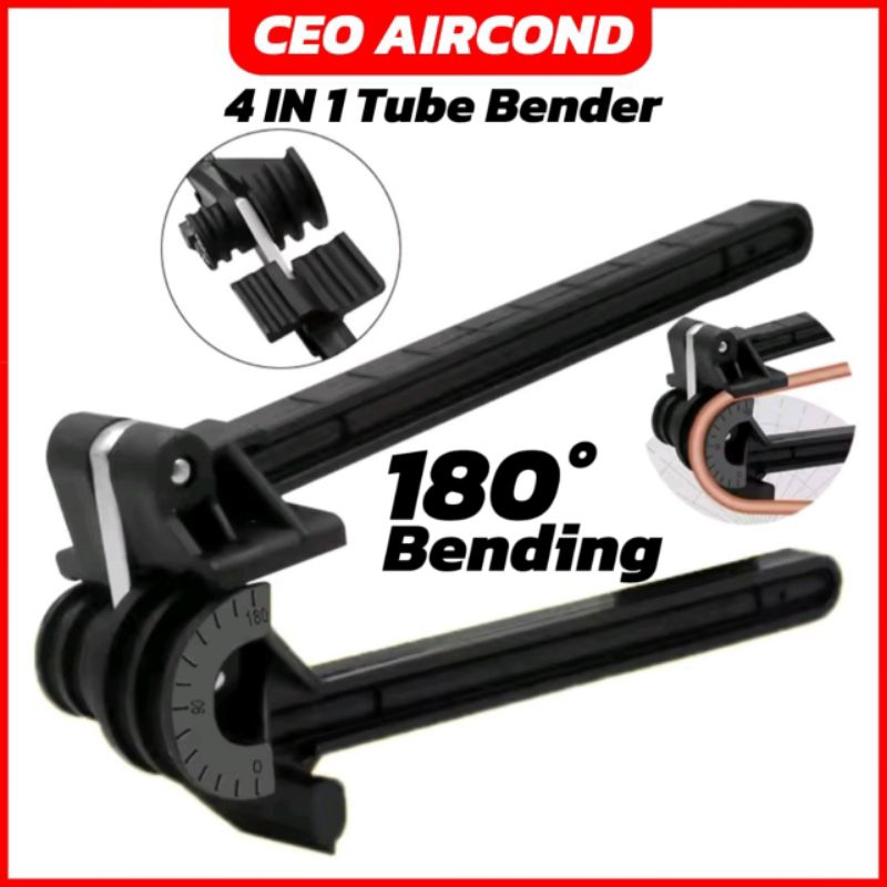 CEOapt Tube Bender 4-in-1 Tube Bender Pipe Bending Tool Aircond Tubing ...