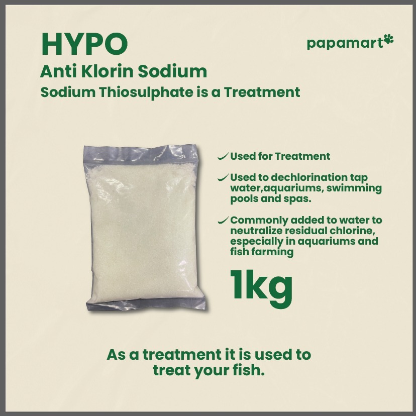 1KG SODIUM THIOSULPHATE (SODIUM HYPOSULFITE) | Shopee Malaysia