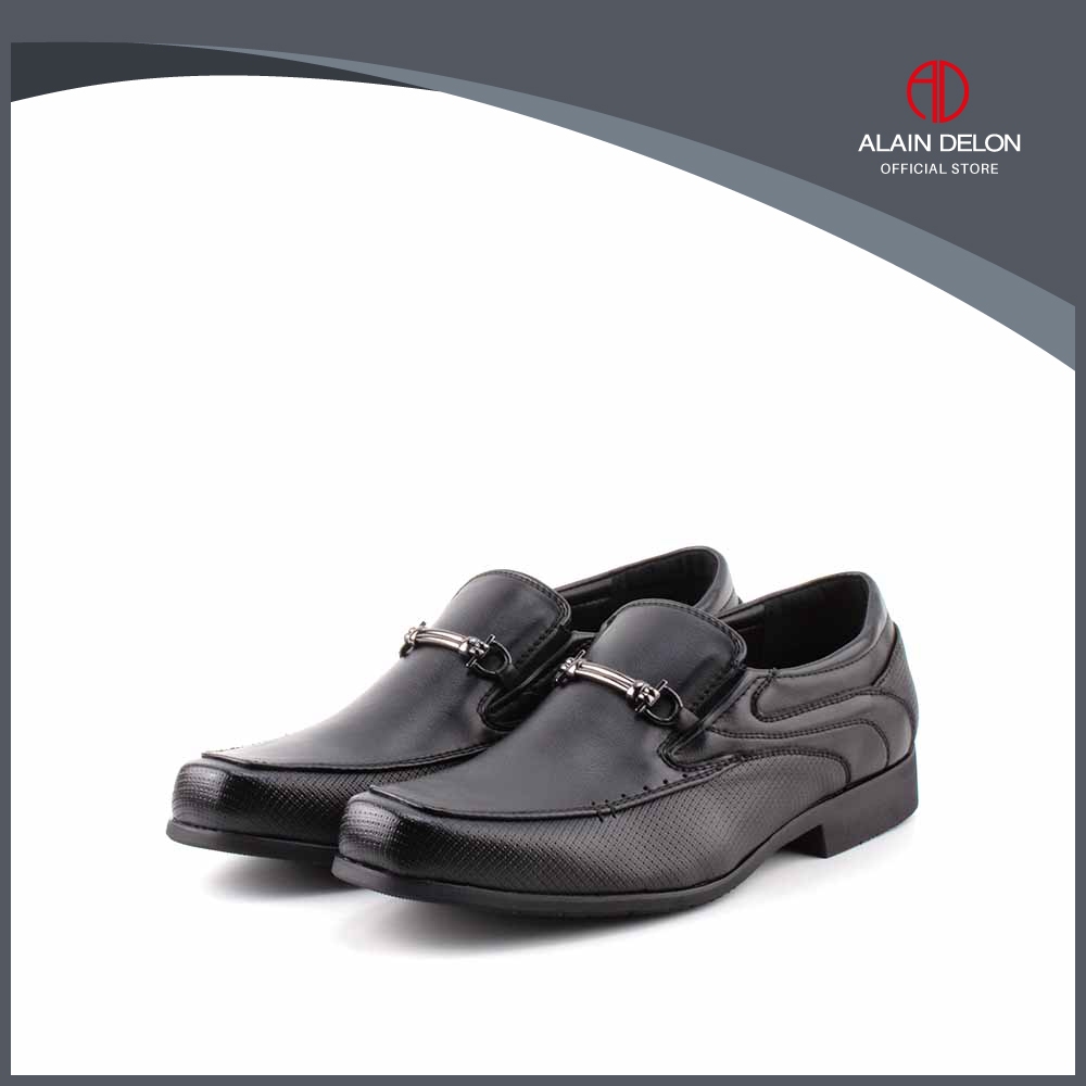 ALAIN DELON Men's Shoes -PU Leather- 202406-NI2-1P Black-Business ...