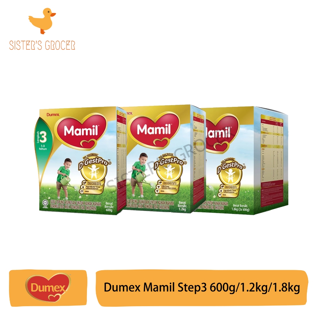 Dumex Mamil Step3 600g/1.2kg/1.8kg | Shopee Malaysia