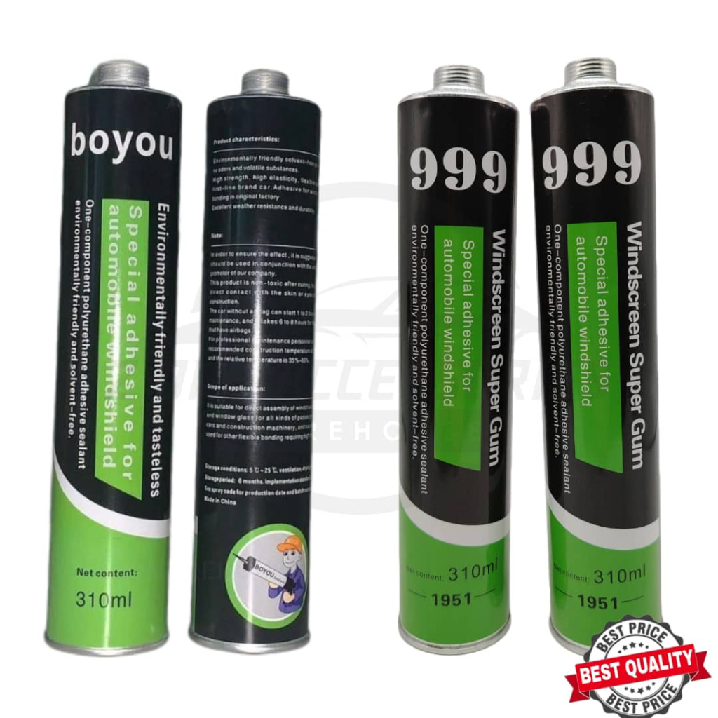 [1 BOX / 20 PCS] Auto Glass Windscreen sealant/car silicone / gam ...