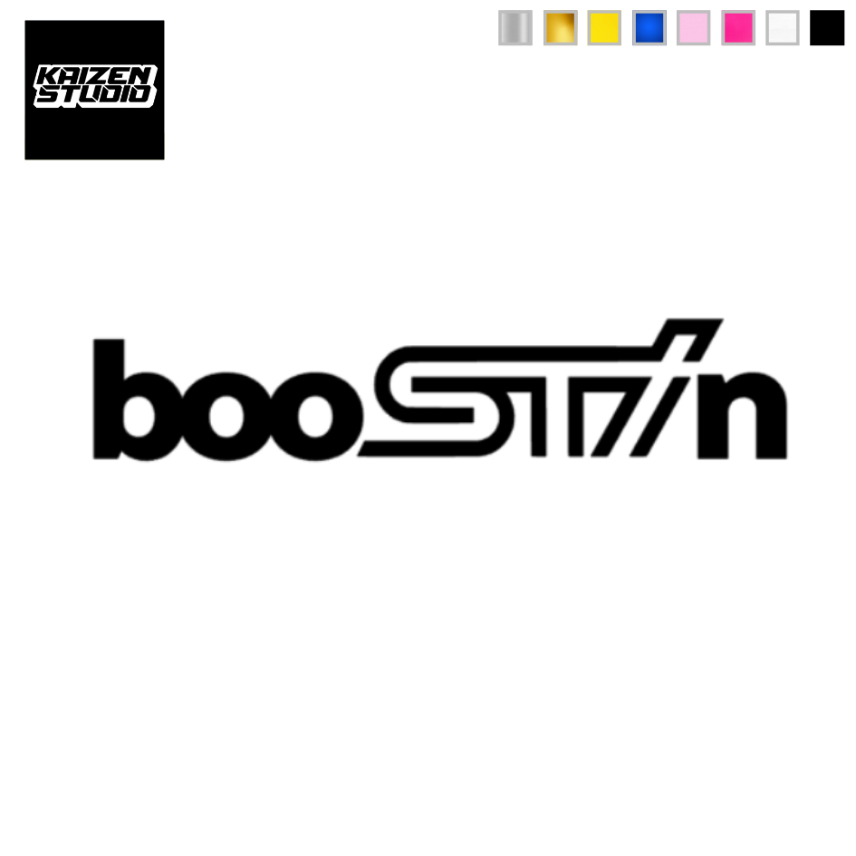 KAIZEN STUDIO Boostin Subaru XV STI Spoiler STI Sticker, WRX STI ...