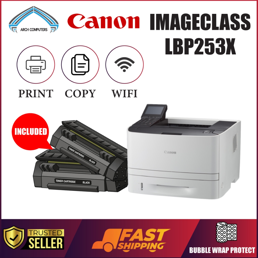 [ READY STOCKK ] REFURBISHED CANON IMAGECLASS LBP253x MONOCHROME A4 ...