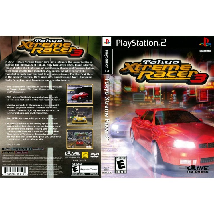 PS2 Tokyo Xtreme Racer 3 (DVD GAME) | Shopee Malaysia
