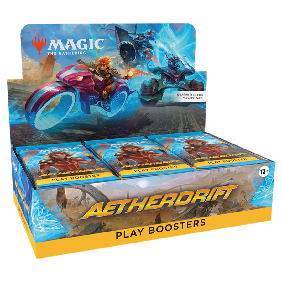 Magic: The Gathering Aetherdrift Play Booster Box (30 Packs + 2-card ...