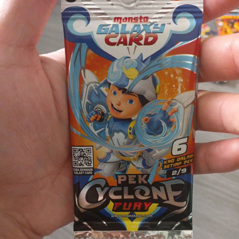 Monsta Galaxy Card / Pek Cyclone Fury / pek S boboiboy Beliung | Shopee ...