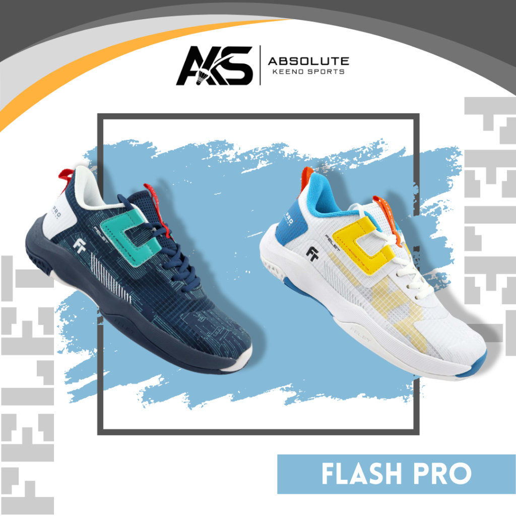 FELET Flash Pro Badminton Shoes | Shopee Malaysia
