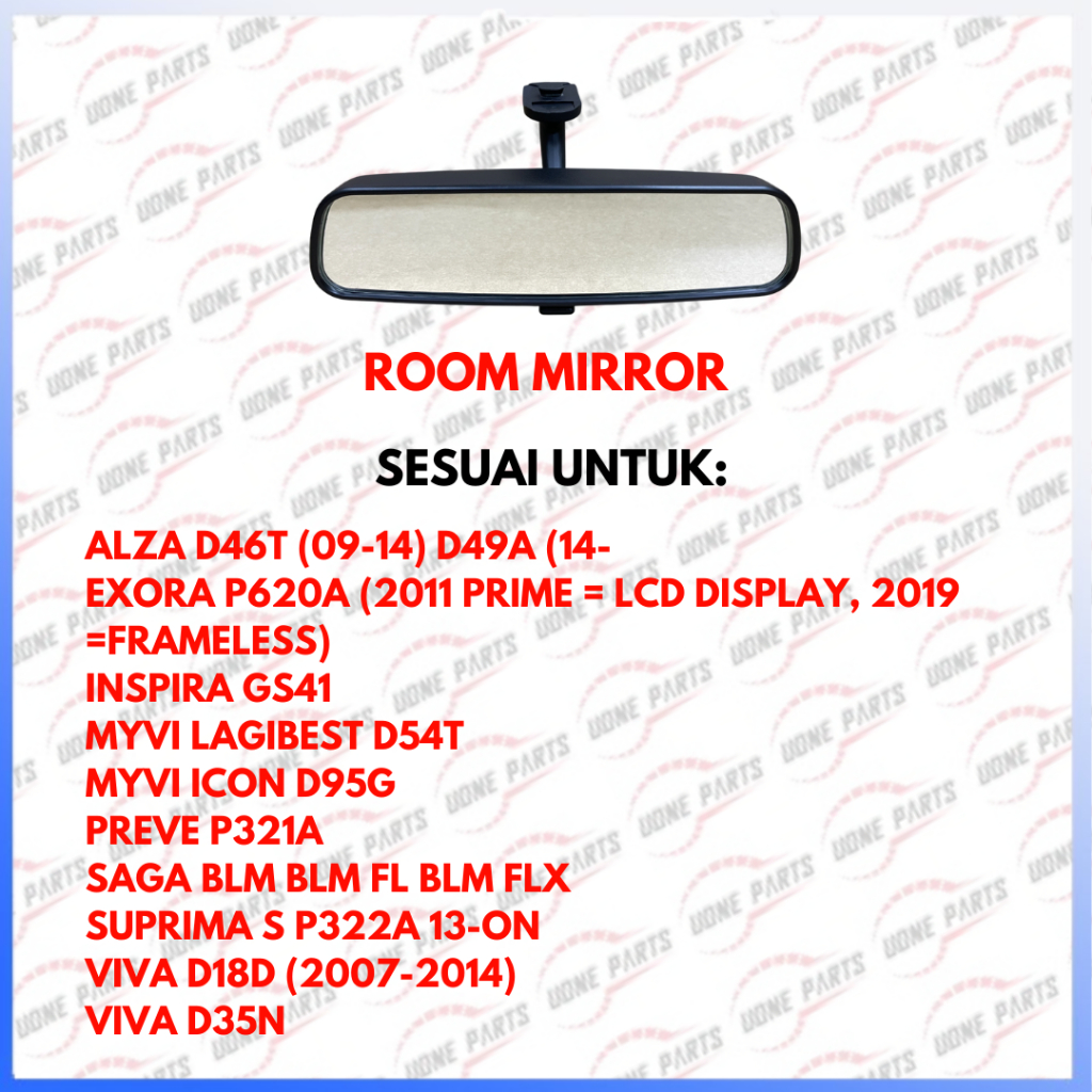 🔥ROOM MIRROR PERODUA VIVA D18D (2007-2014)/ ALZA/ EXORA/ INSPIRA/ MYVI ...