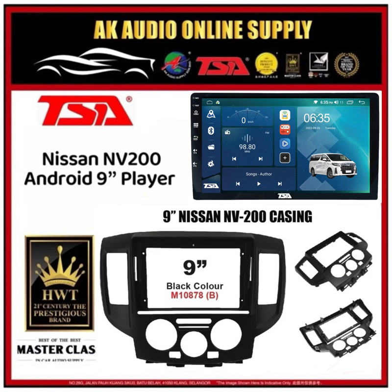 818 2+32GB TSA Nissan NV200 Android 9'' inch DSP/QLED/CARPLAY Car ...