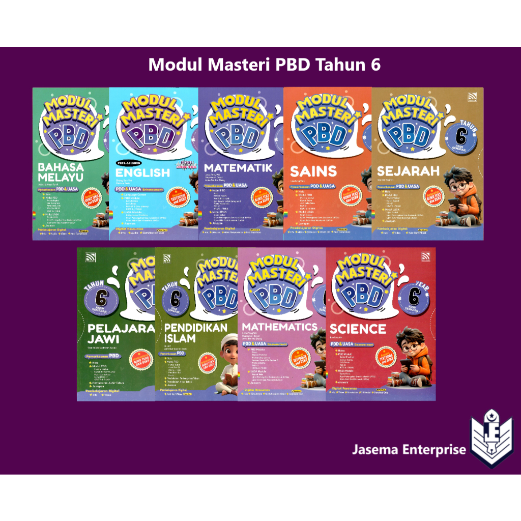 Modul Masteri PBD Tahun 6 BM | English | Matematik | Sains | Sejarah ...