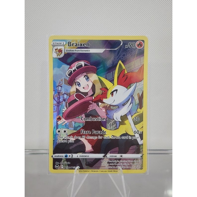 2022 Braixen Card (Full Art Holo) | Shopee Malaysia