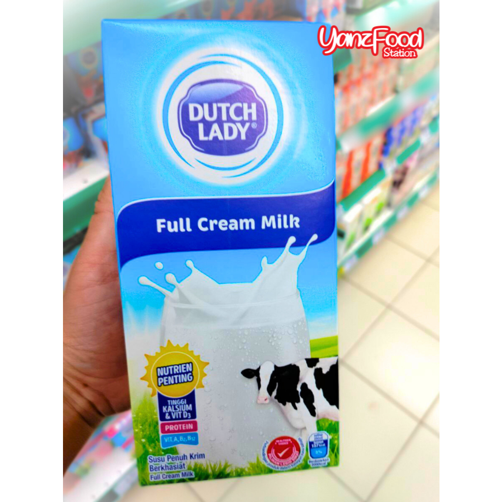 DUTCH LADY Full Cream Milk Susu Penuh Krim Berkhasiat 1L | Shopee Malaysia