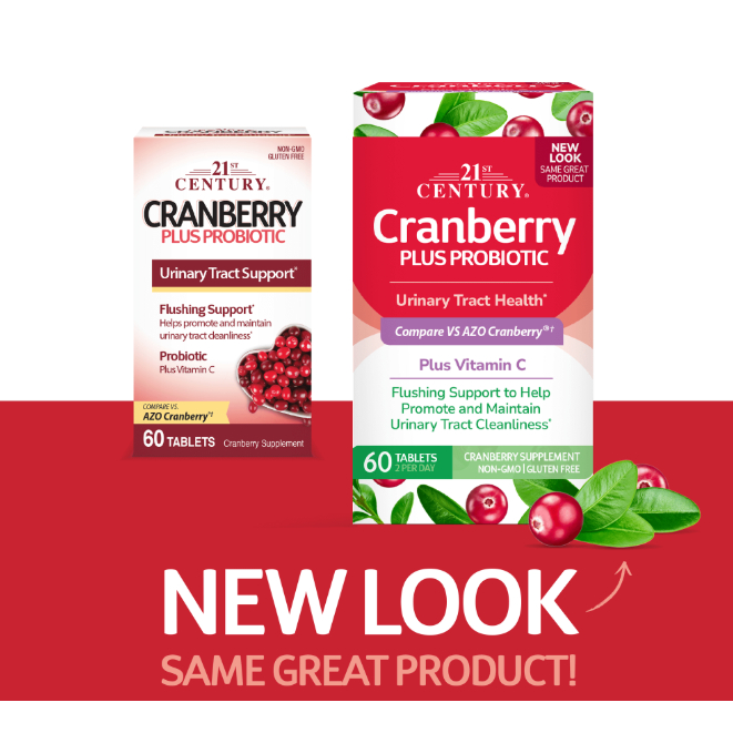 21st Century, Cranberry Plus Probiotic, 60 Tablets | Shopee Malaysia