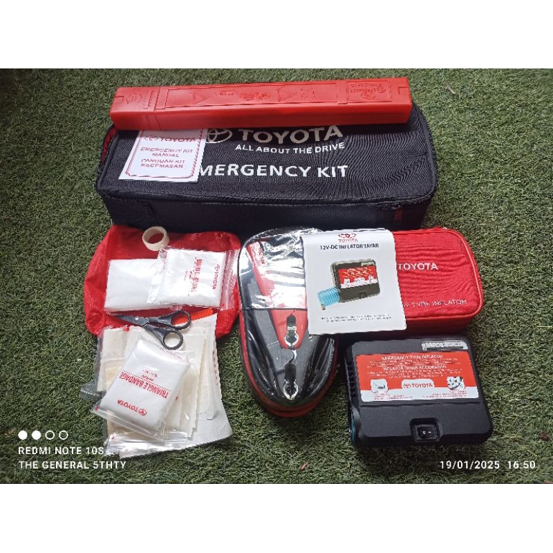 Original Toyota emergency kit & Pump tyre | Shopee Malaysia